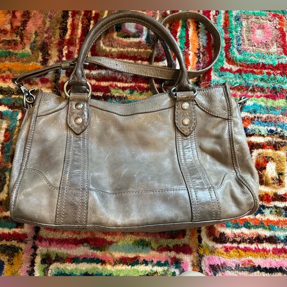 Frye | Bags | Frye Melissa Satchel In Carbon Gray | Poshmark